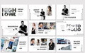 High & Low - PowerPoint Template #83820