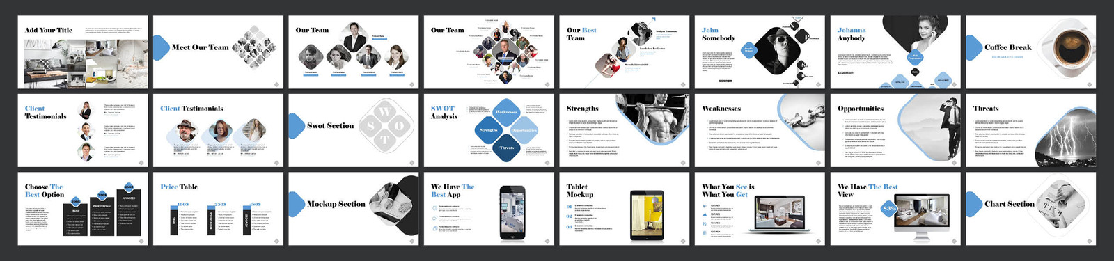 Round PowerPoint template #65257 - TemplateMonster