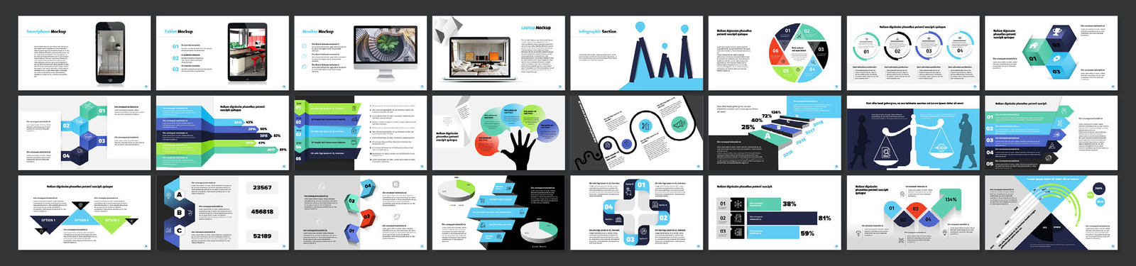 Active PowerPoint template #65224 - TemplateMonster