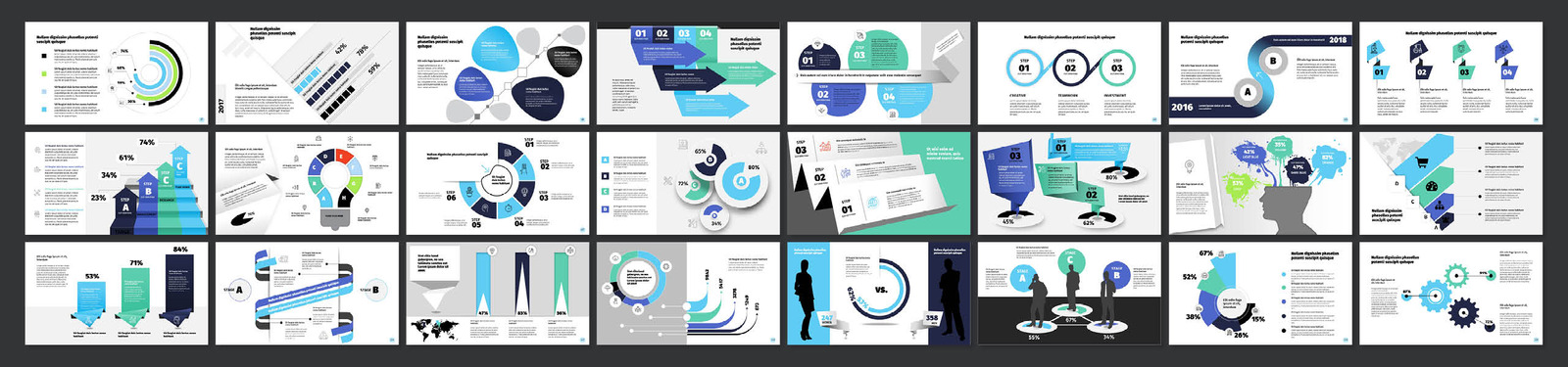 Active PowerPoint template #65224 - TemplateMonster
