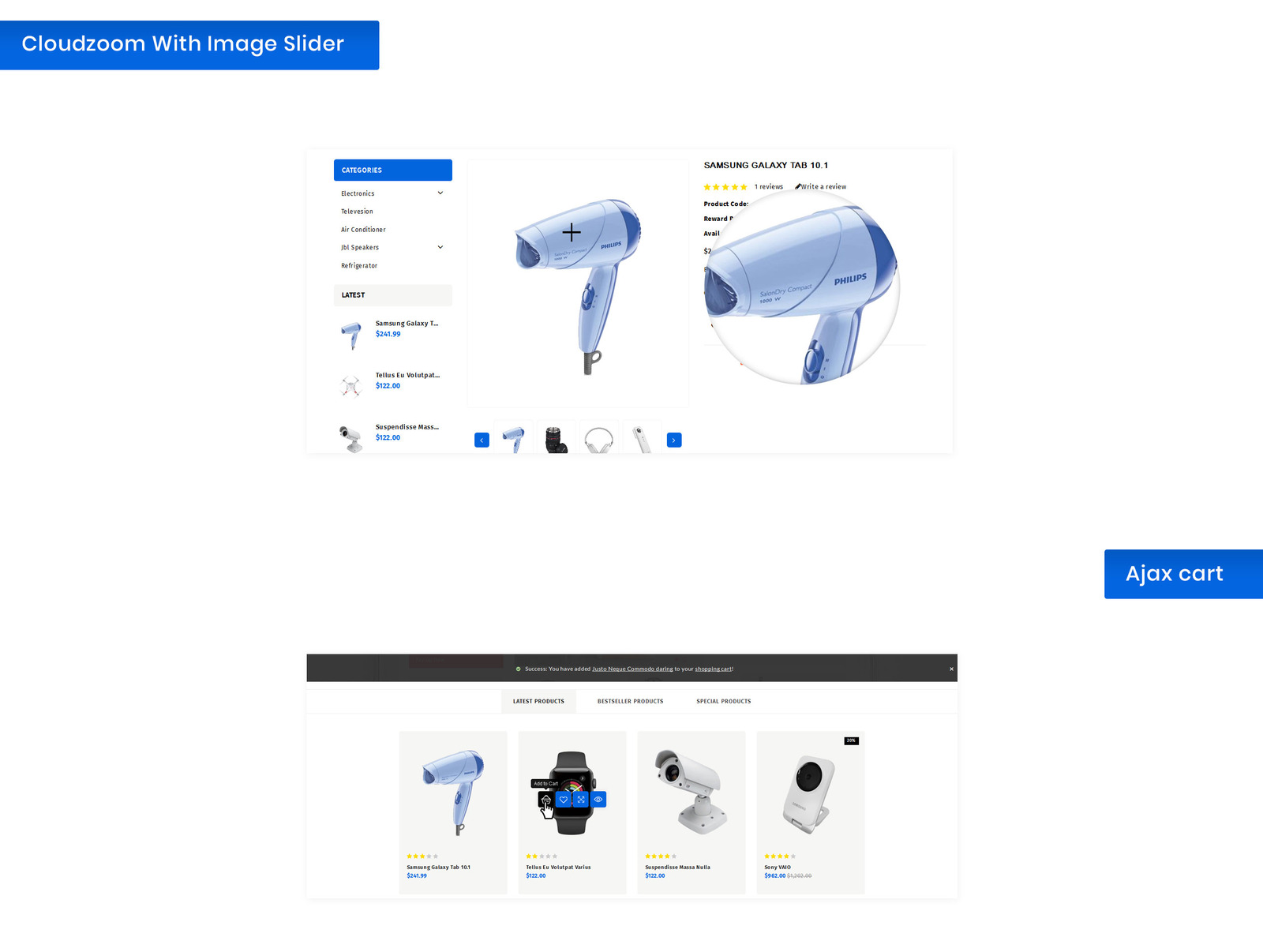 ElectCart - Electronics Store and Computer Store OpenCart Template