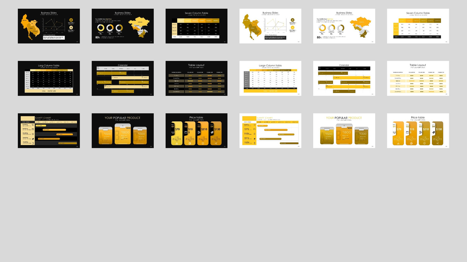 The Elegant PowerPoint template #72012 - TemplateMonster