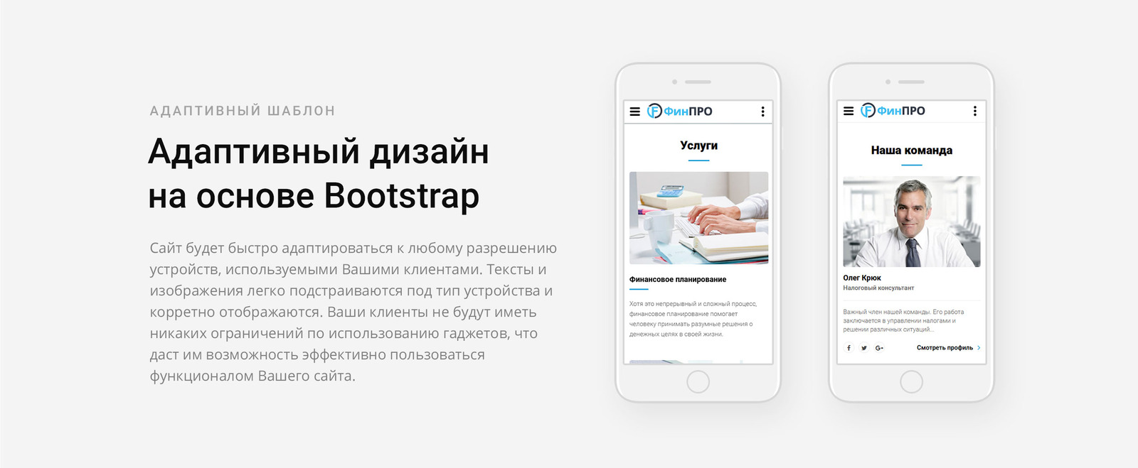 FinPRO - Financial HTML Template Ru Website Template