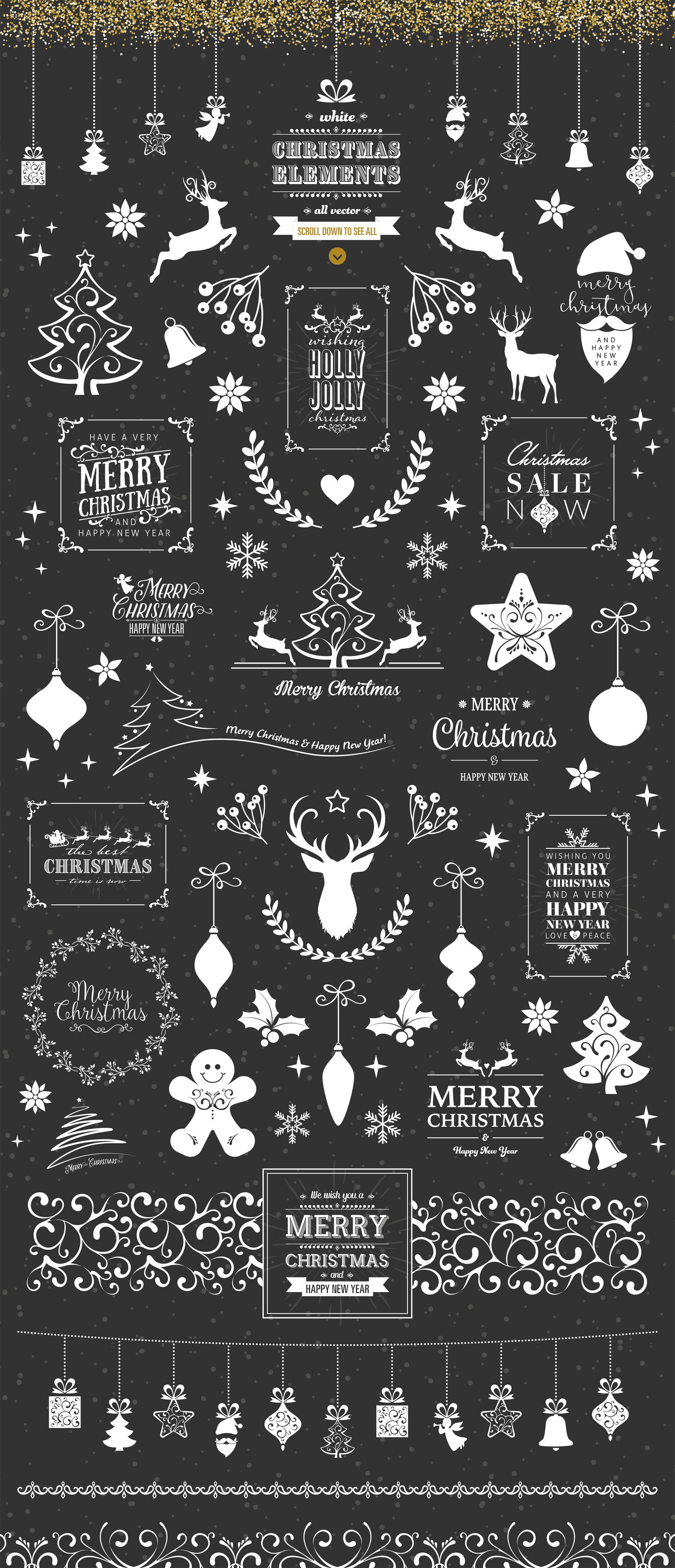 Vector Christmas Collection - Illustration - TemplateMonster