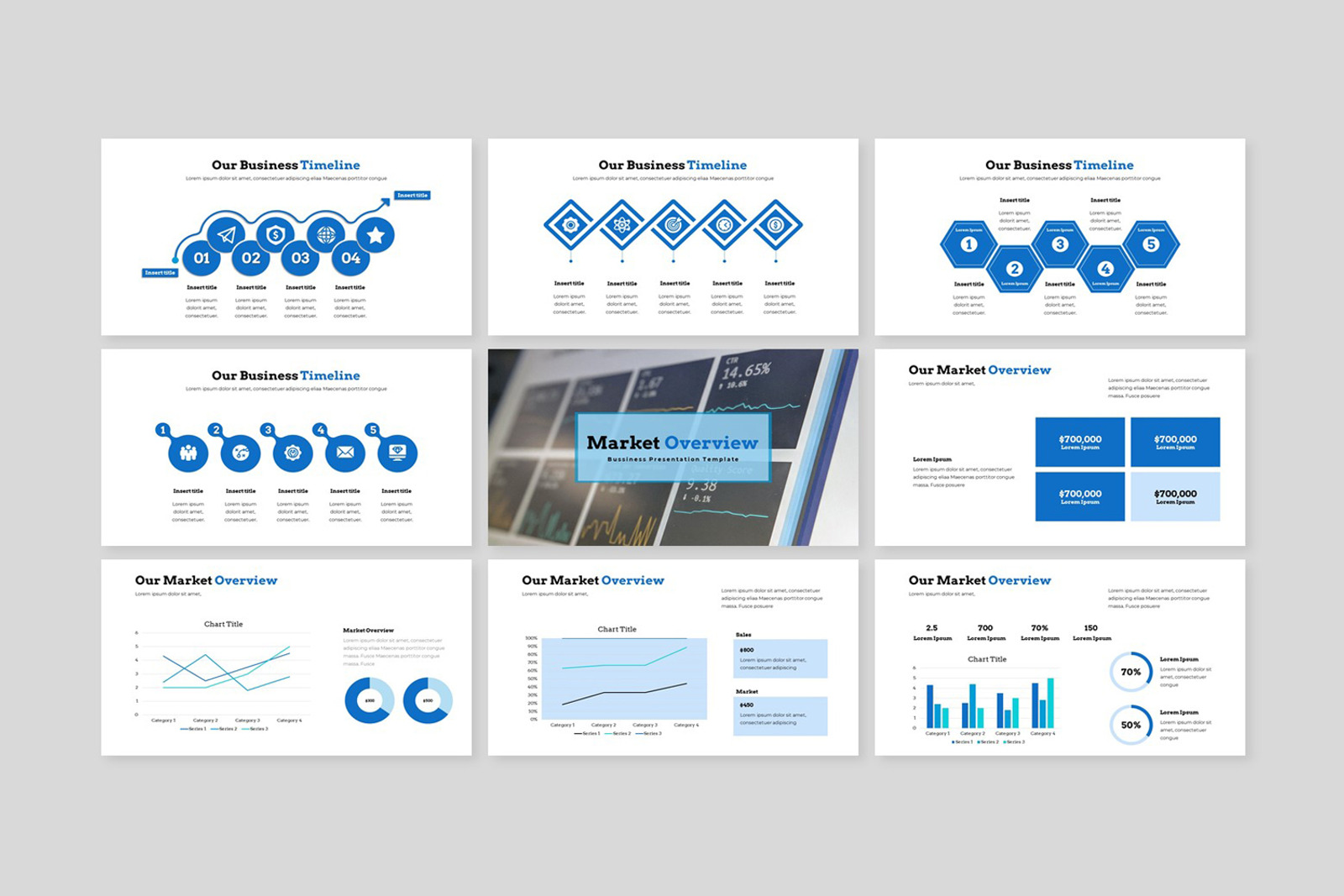 Business Plan 1 - Modern Business PowerPoint template