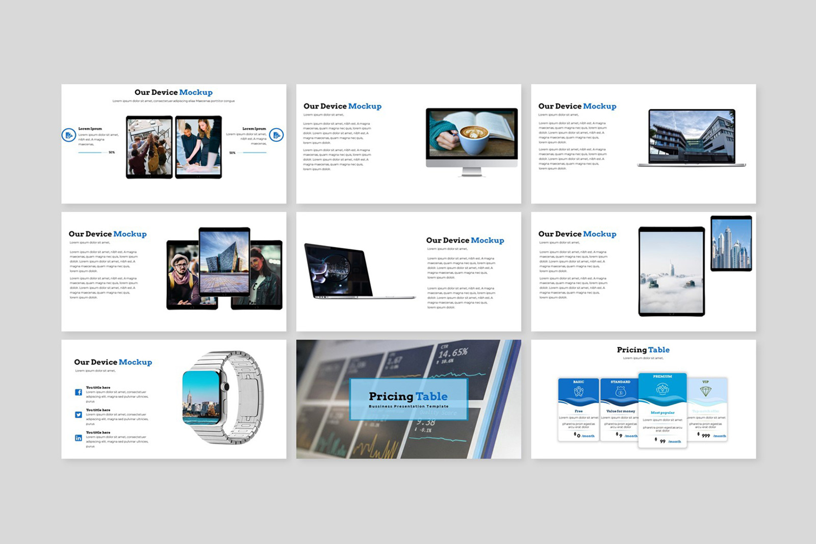 Business Plan 1 - Modern Business PowerPoint template