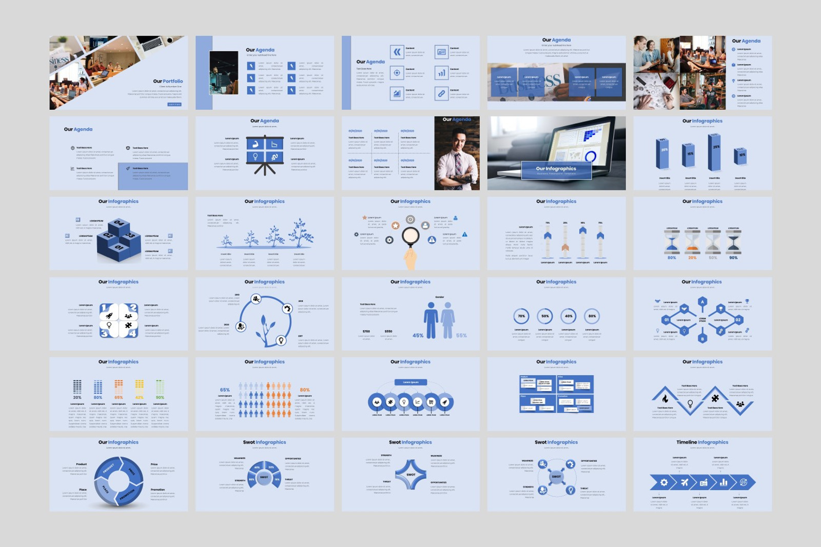 Company Profile 1 - Modern Business PowerPoint template