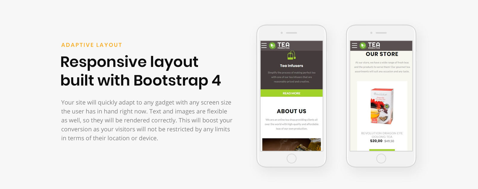 TEA Production - Tea Shop Multipage Modern HTML Website Template