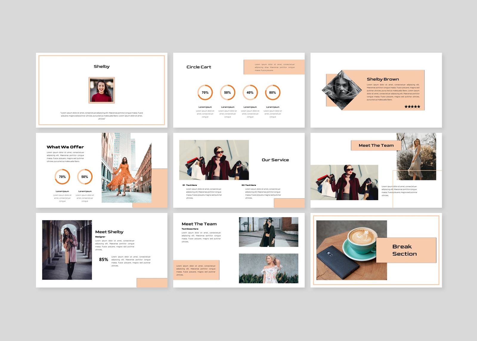 Shelby - Creative Business PowerPoint template