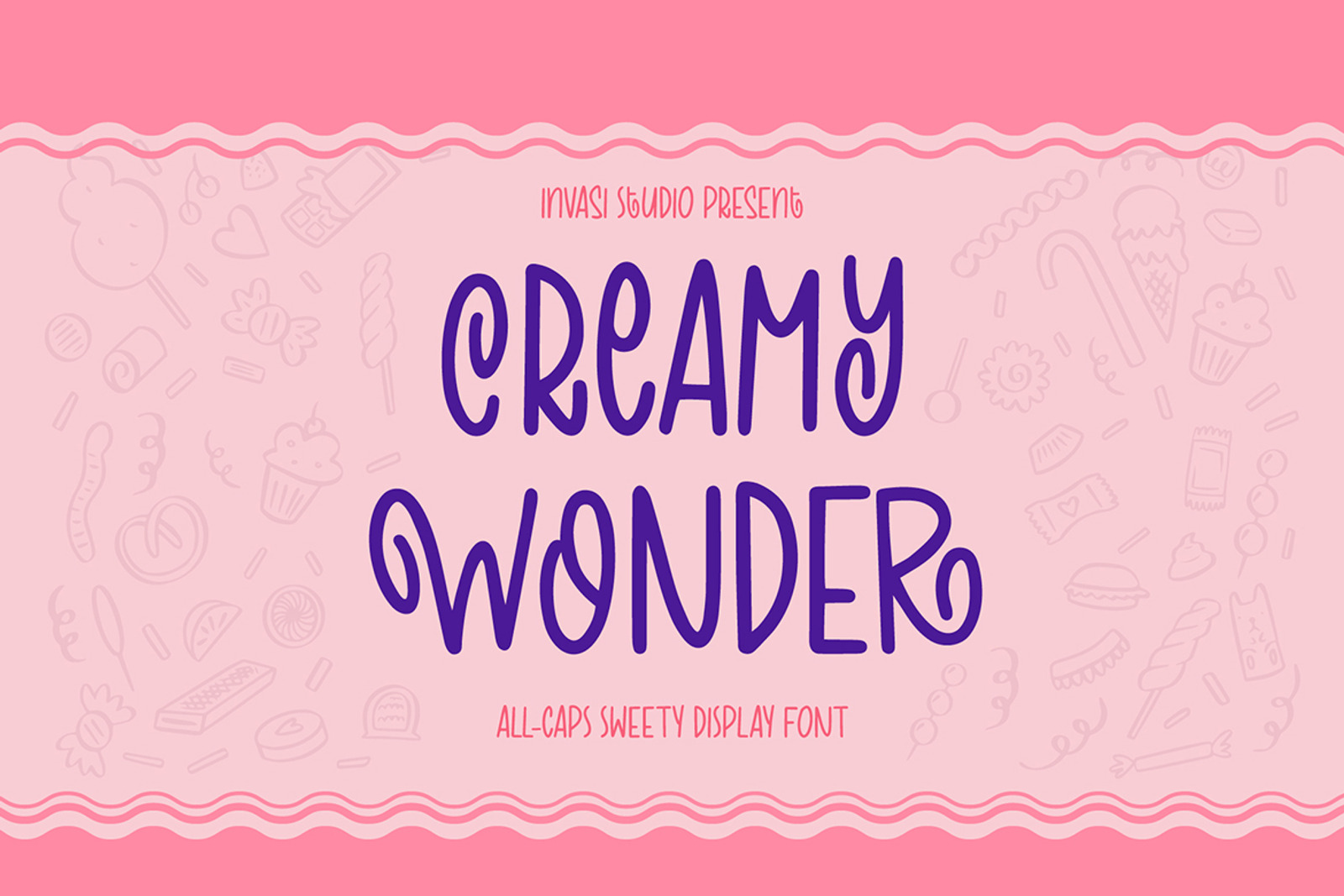 Creamy Wonder | Display Font #150722 - TemplateMonster