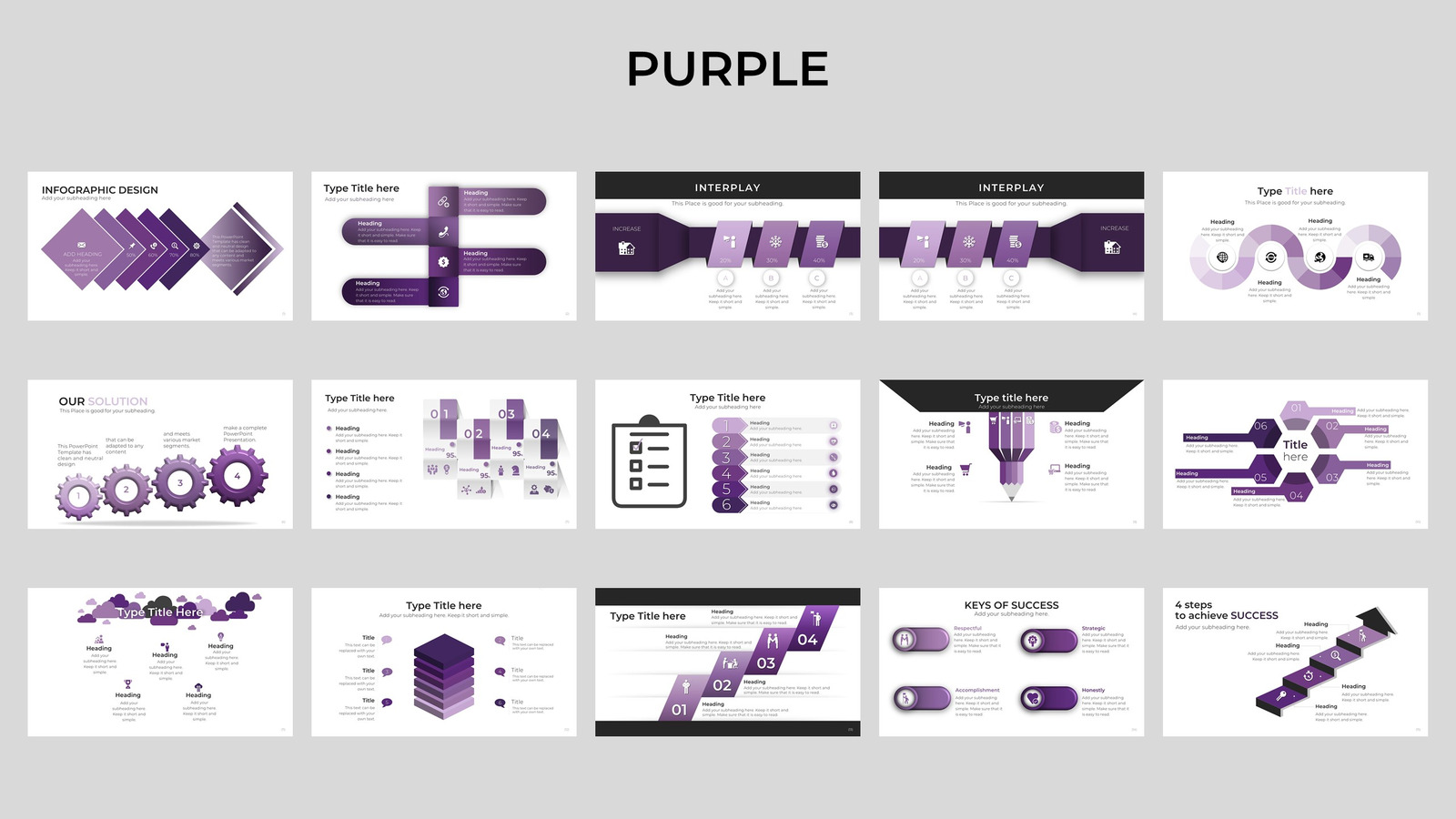 Modern Design PowerPoint template #71145 - TemplateMonster