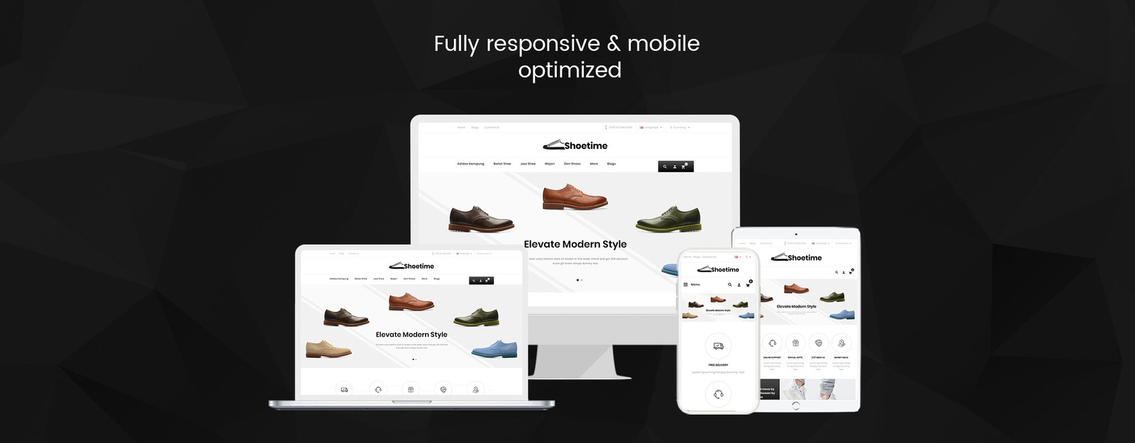 Shoetime - Shoes Store and Fashion Store OpenCart Template
