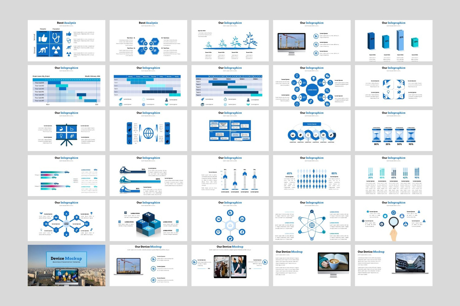 Big Bundle 20 in 1 - Multipurpose PowerPoint template