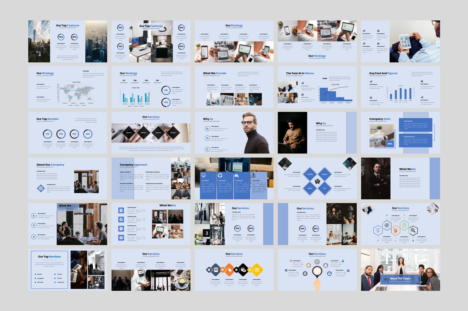 Big Bundle 20 in 1 - Multipurpose PowerPoint template
