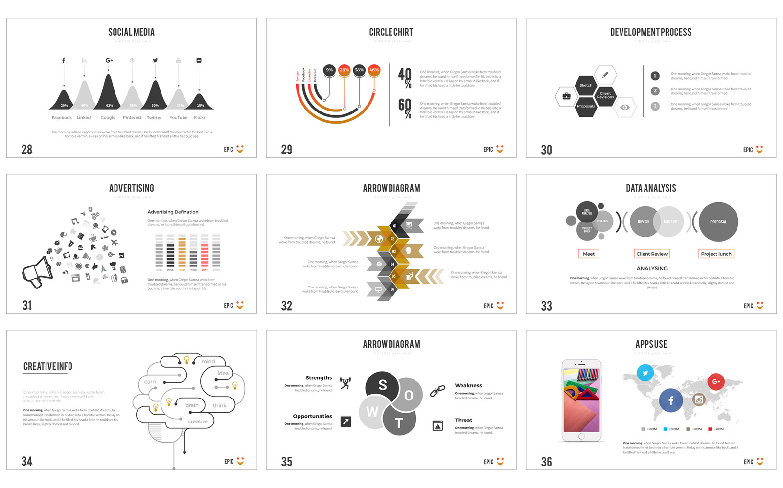 Epic Powerpoint Presentation PowerPoint template