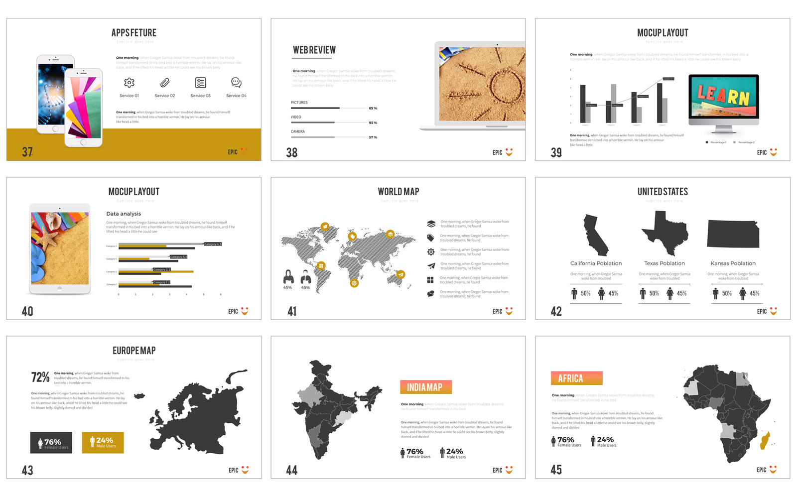 Epic Powerpoint Presentation PowerPoint template