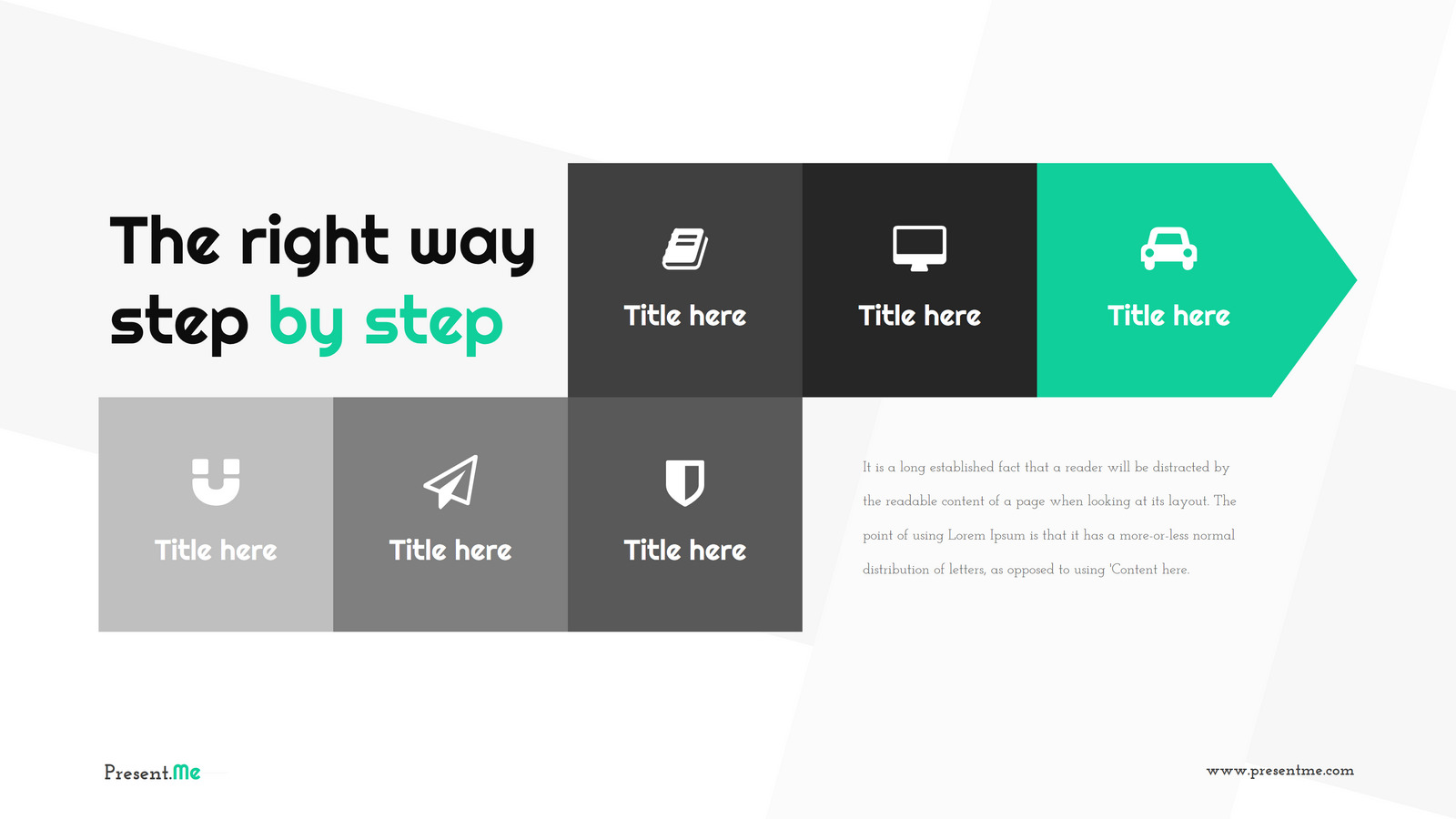 Amazing Road Lines - Presentation PowerPoint template