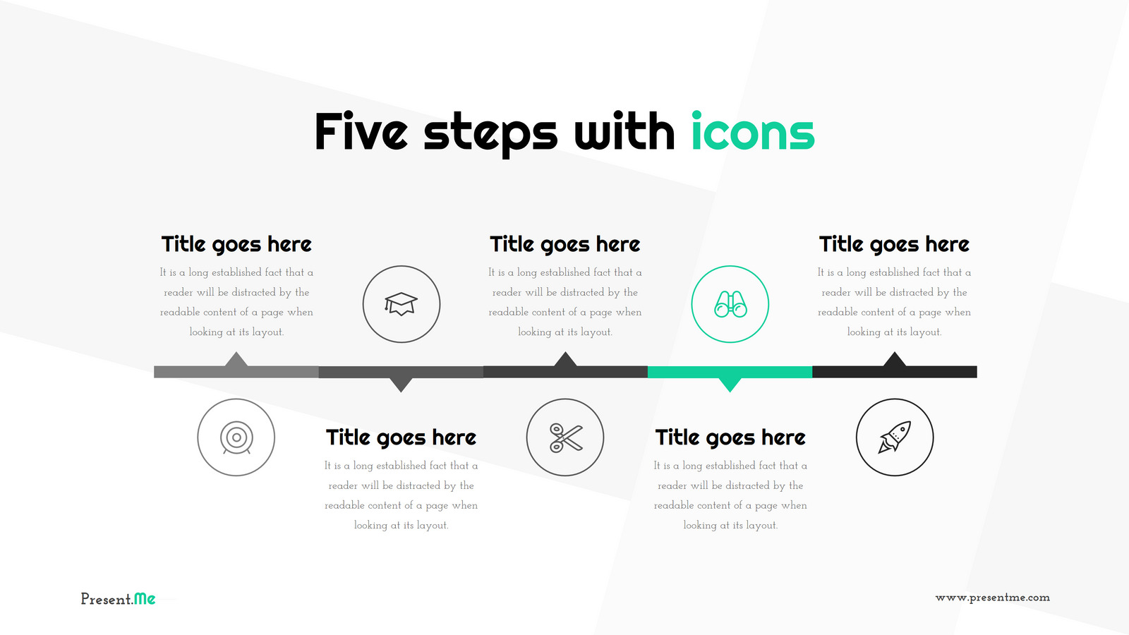 Amazing Road Lines - Presentation PowerPoint template