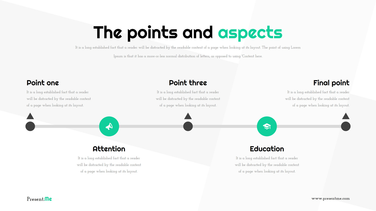 Amazing Road Lines - Presentation PowerPoint template