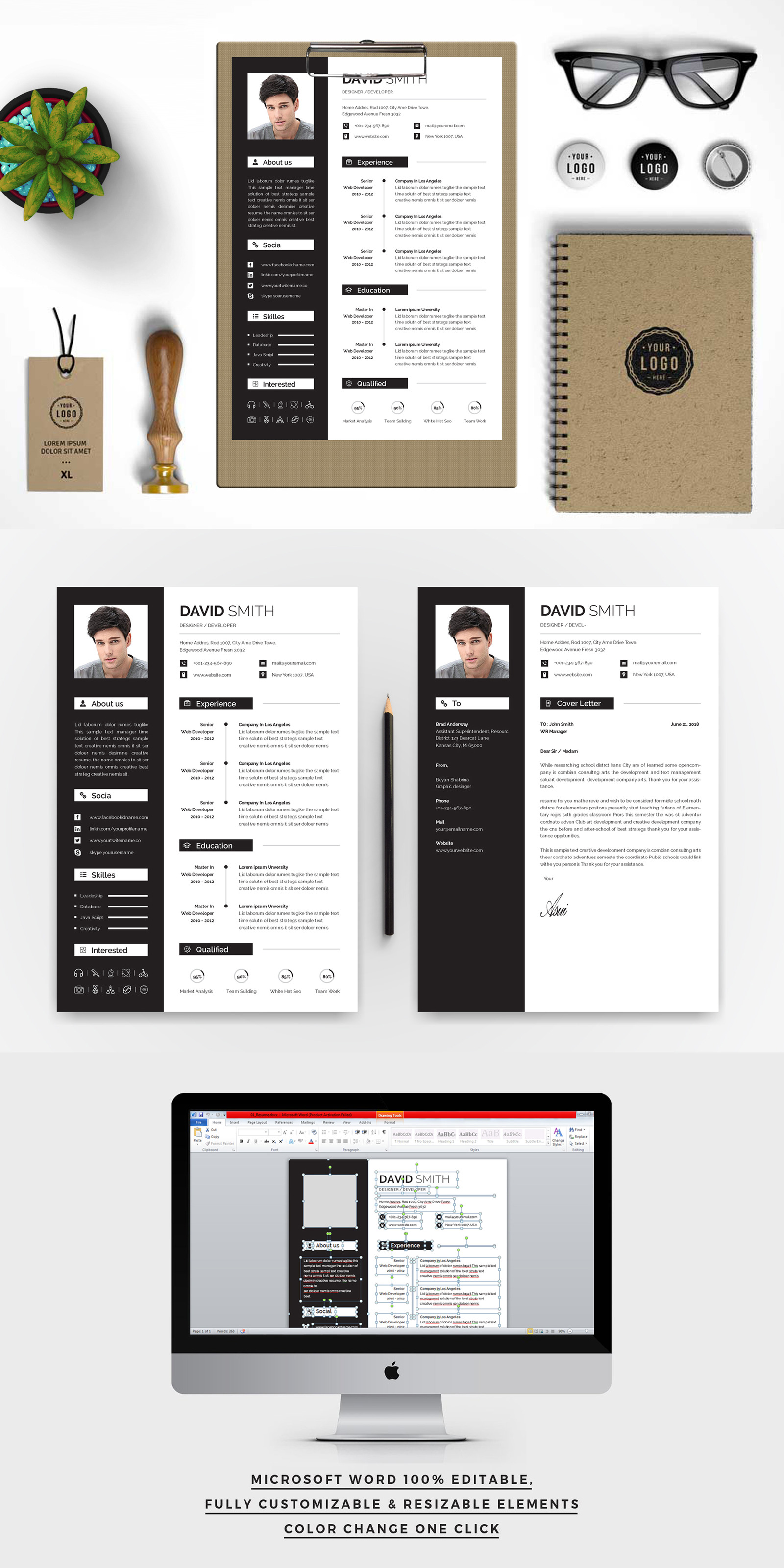 David Smith Resume Template #77944 - TemplateMonster