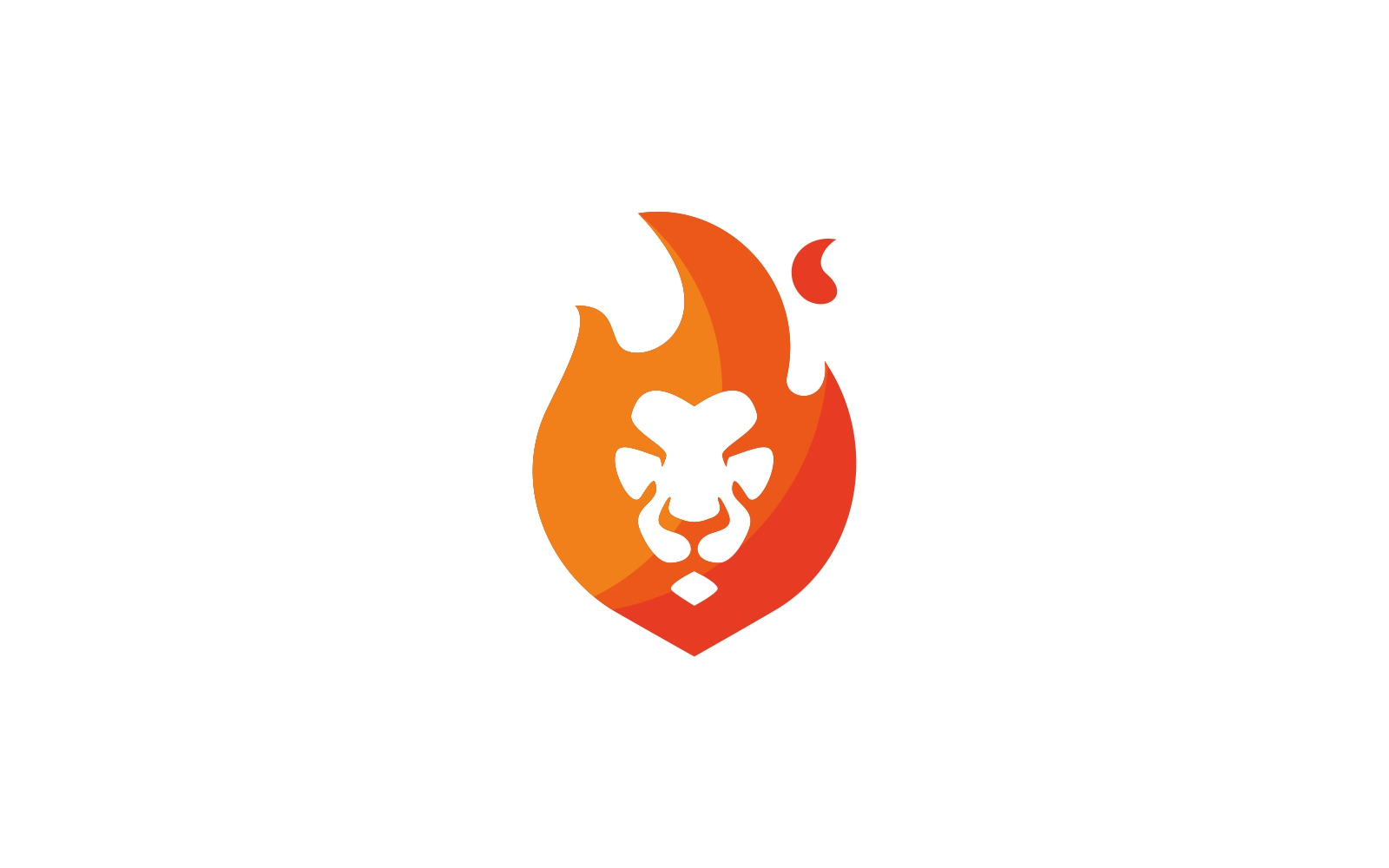 Fire Lion Logo Template #78257 - TemplateMonster