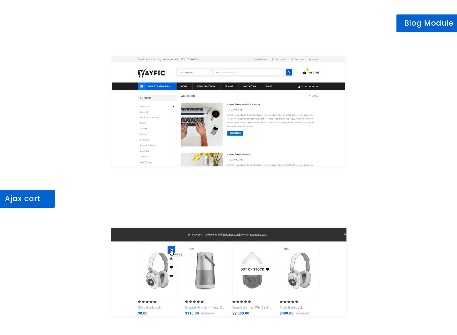 Ayfic - Multi Purpose Store OpenCart Template