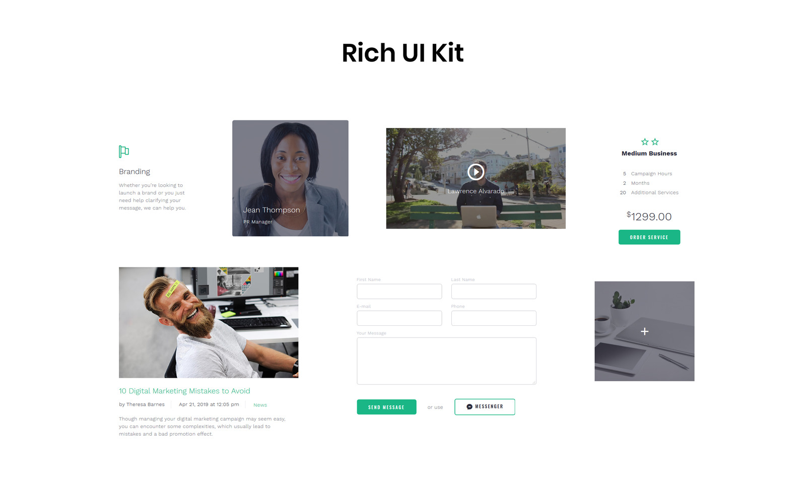 Profilab - Marketing Agency Clean HTML Bootstrap Landing Page Template