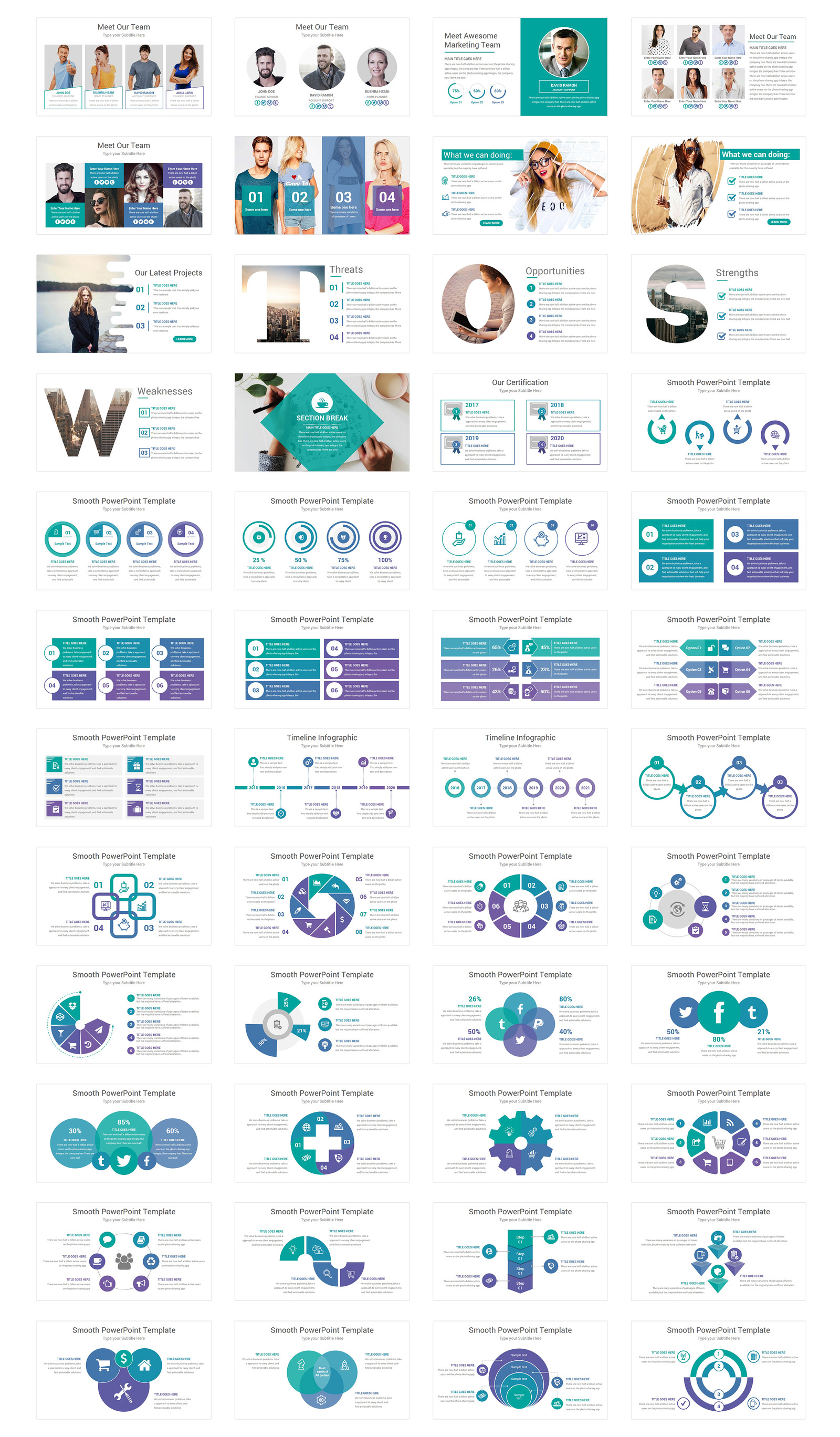 Smooth PowerPoint template #79712 - TemplateMonster