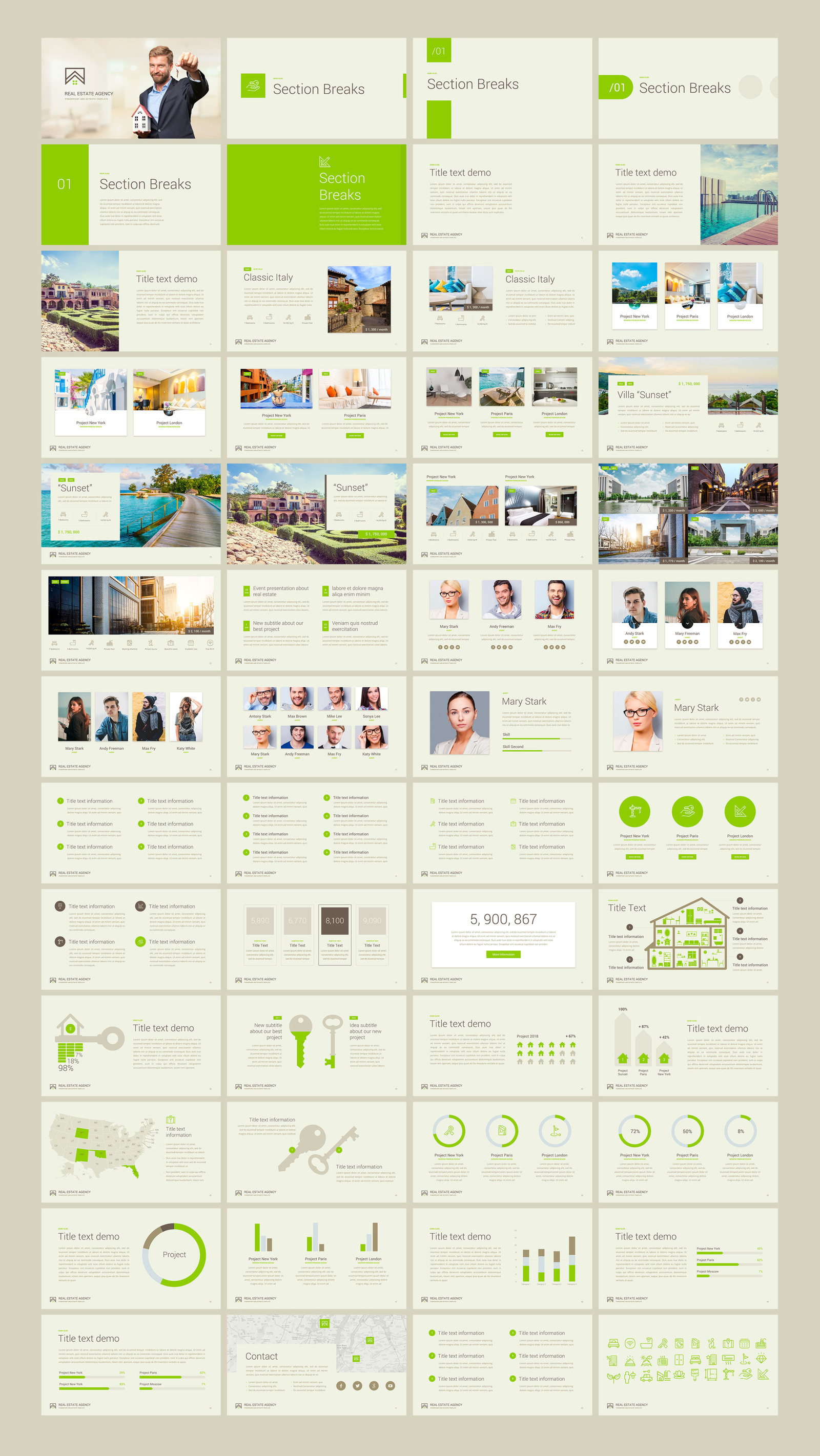 Real Estate Presentation PowerPoint template