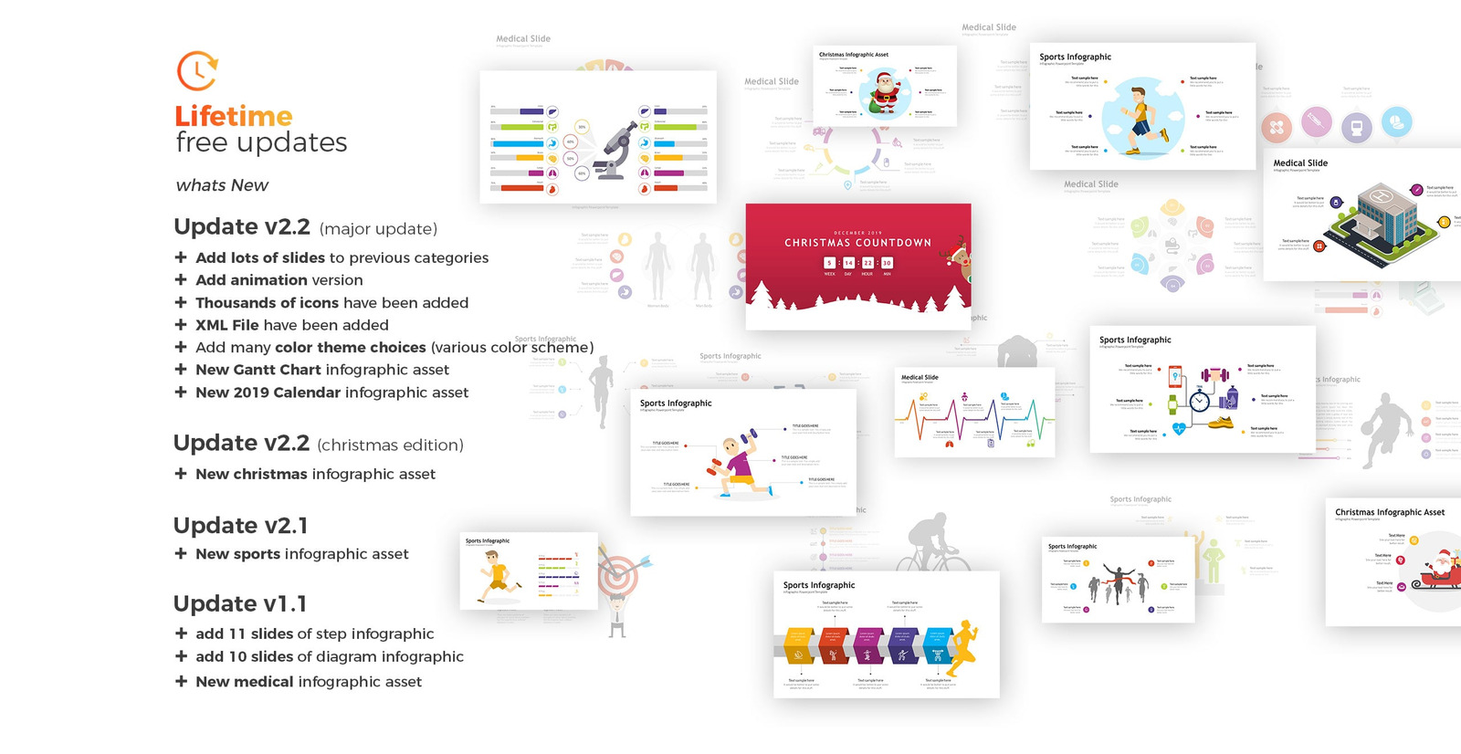 Infographic Pack - Presentation Asset PowerPoint template
