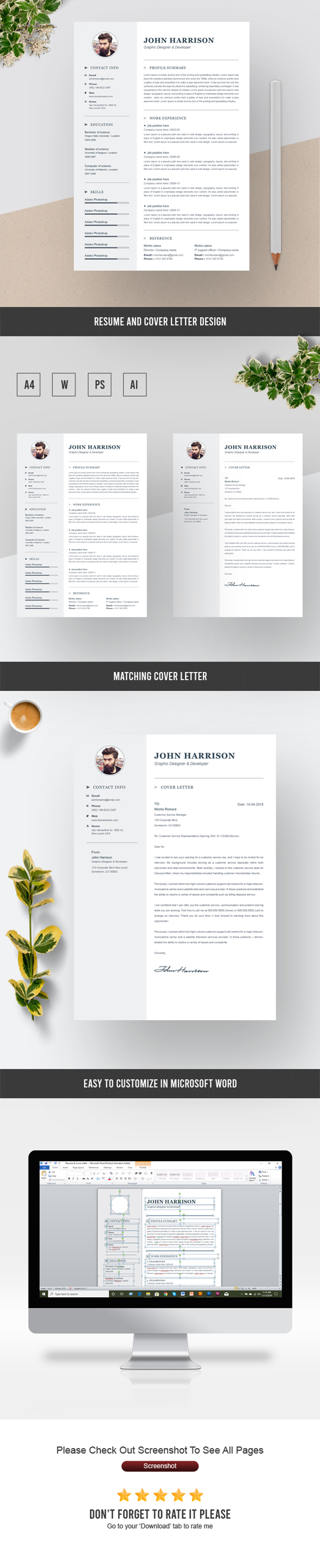 John Harrison - Resume Template #75692 - TemplateMonster