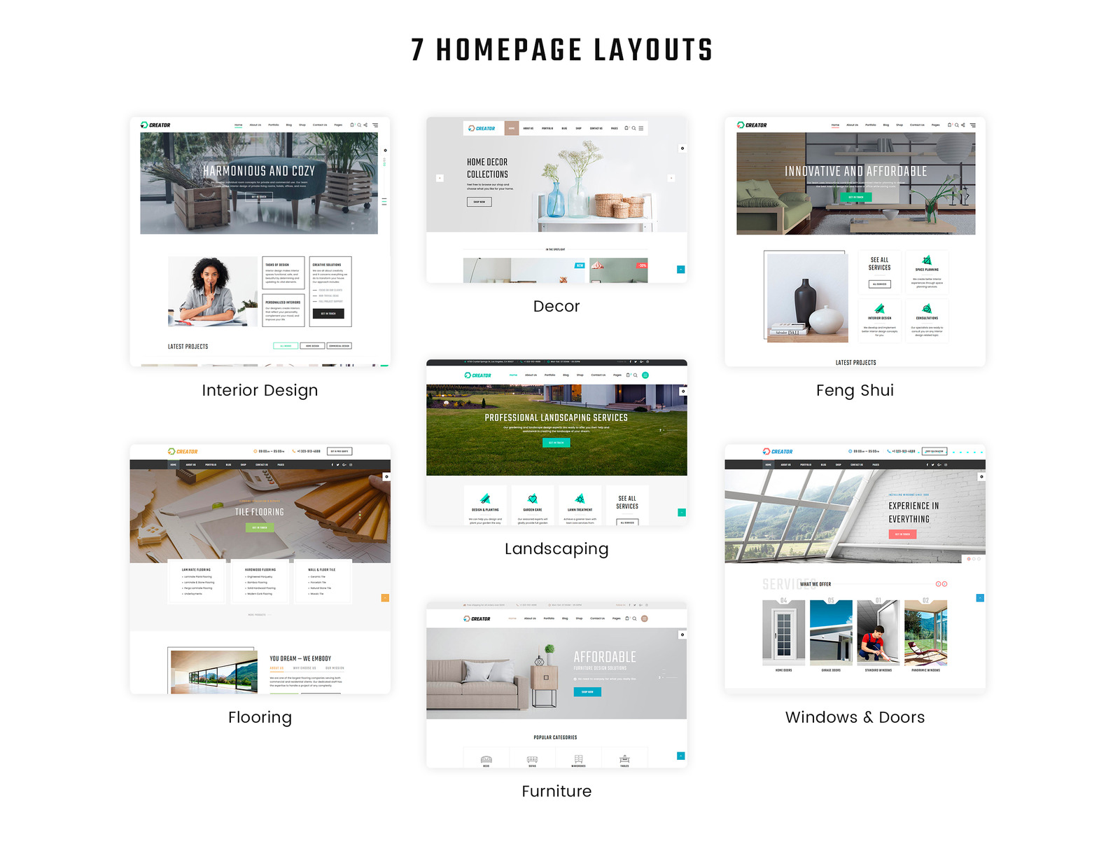 Creator - Design Multipurpose HTML5 Website Template