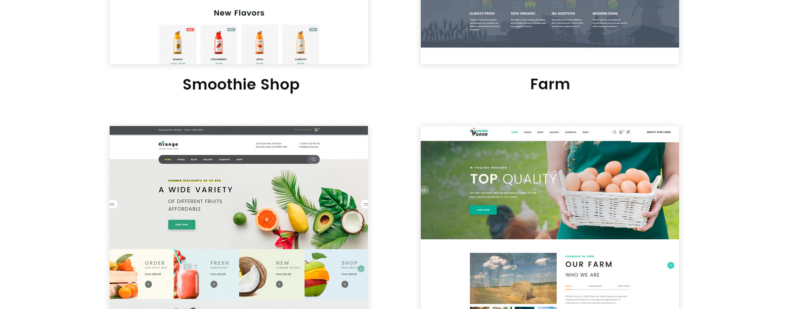 Farm - Organic Farm HTML5 Website Template - TemplateMonster