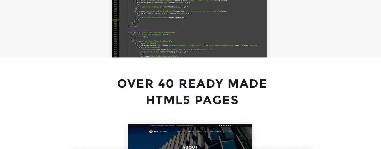 Real Estate - Construction Company Website Template