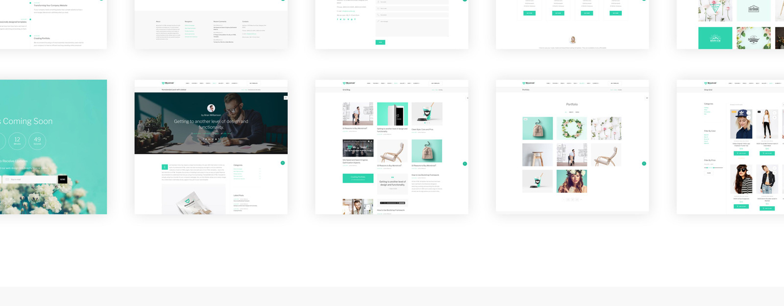 Monstroid2 Light - Multipurpose Website Template