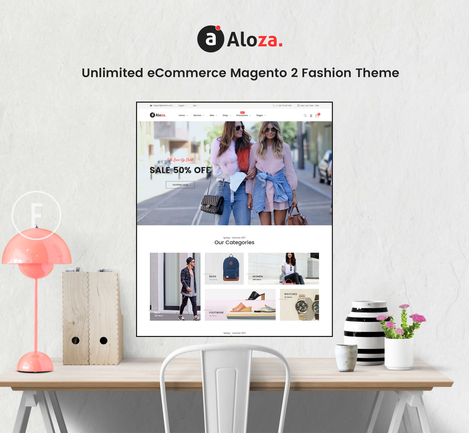 Aloza - Responsive Fashion 2 Magento Theme - TemplateMonster