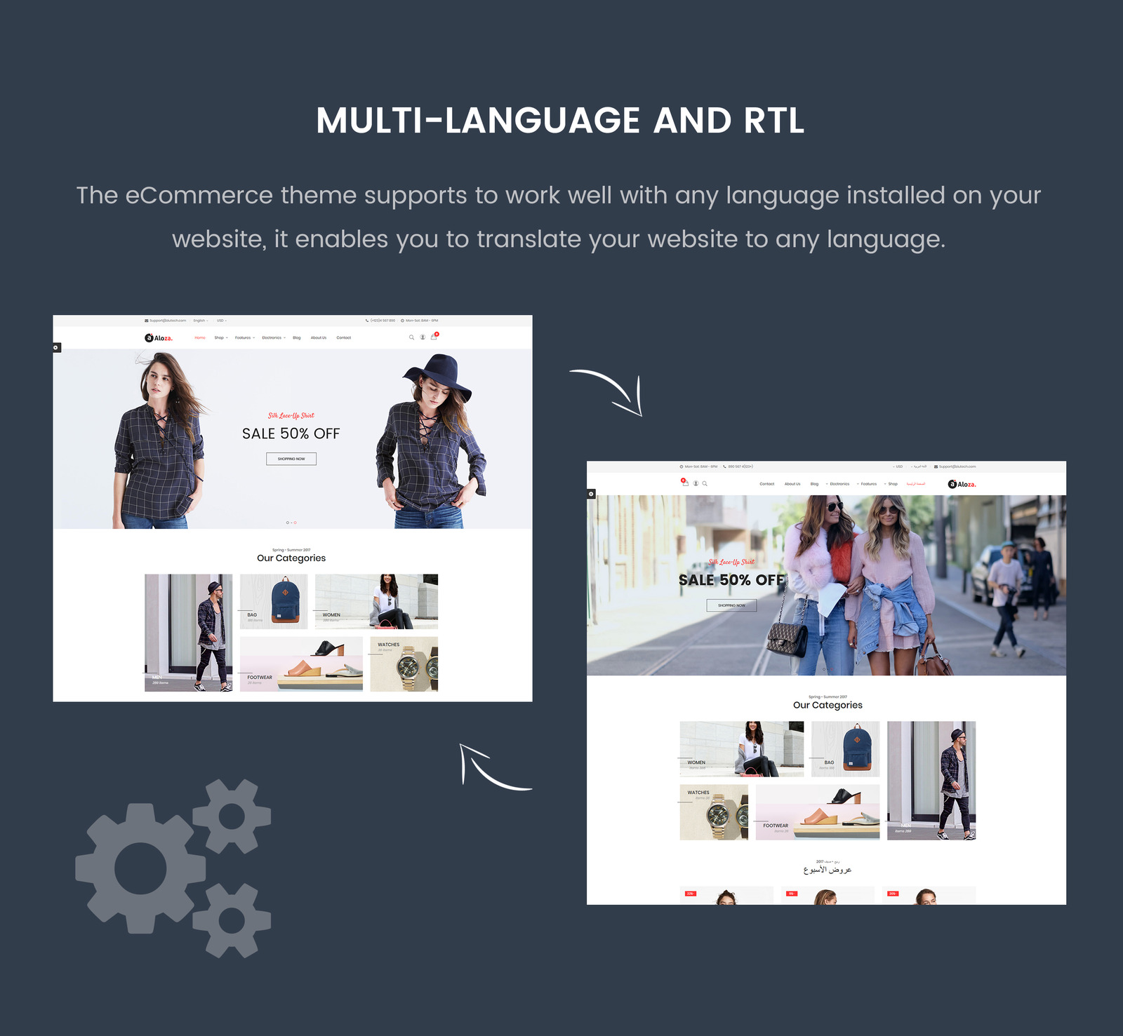Aloza - Responsive Fashion 2 Magento Theme - TemplateMonster