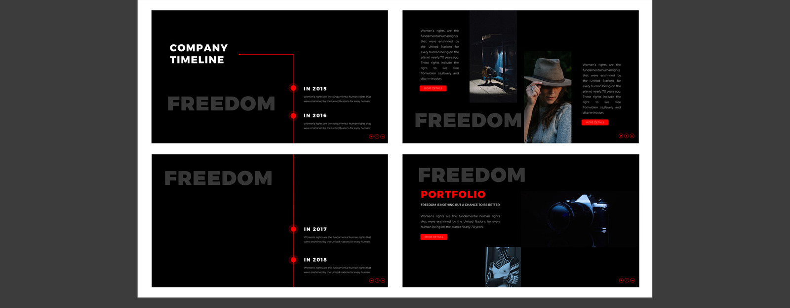 Freedom - Keynote template #66232 - TemplateMonster