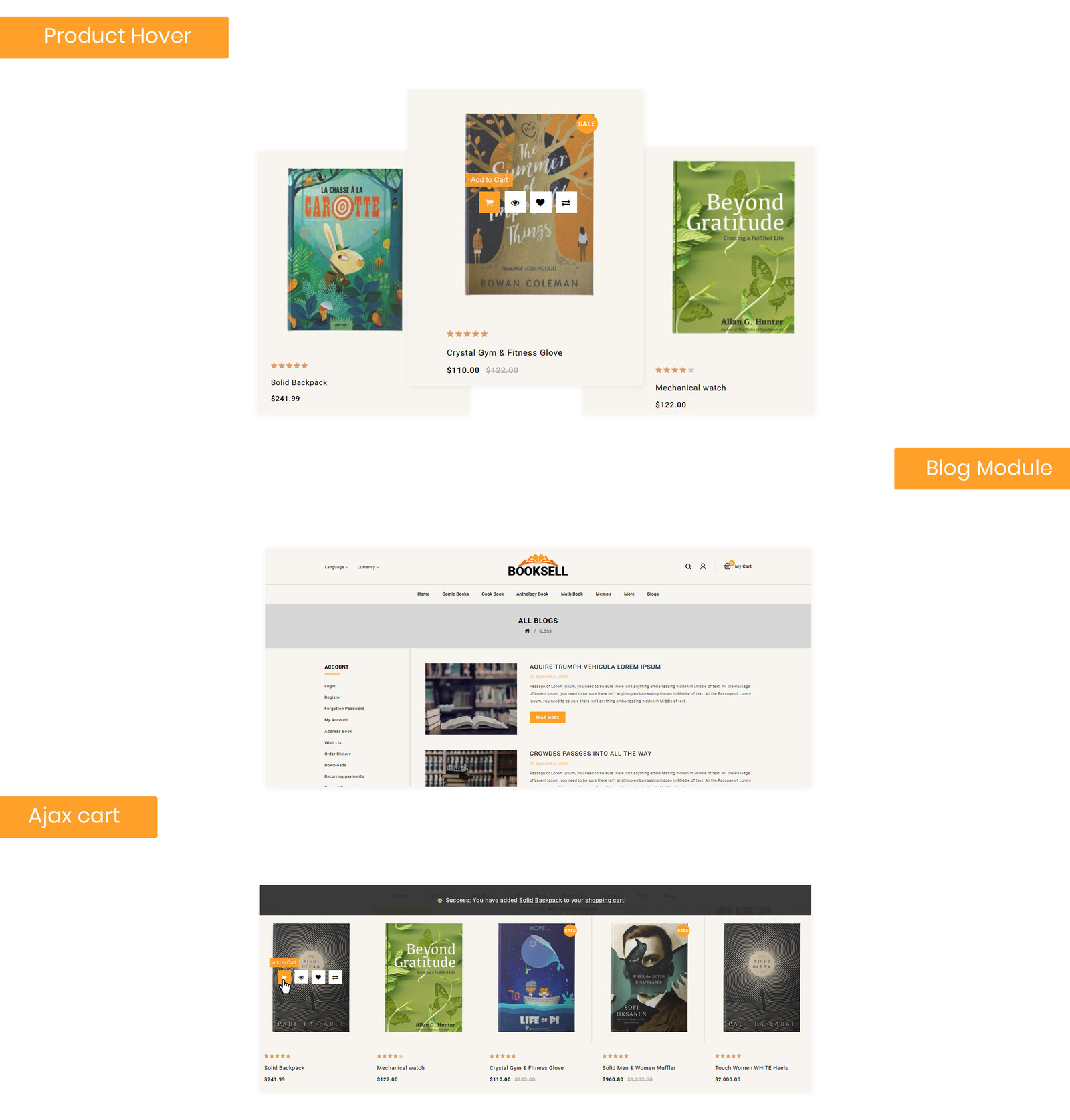 Booksell - Stationery Store OpenCart Template