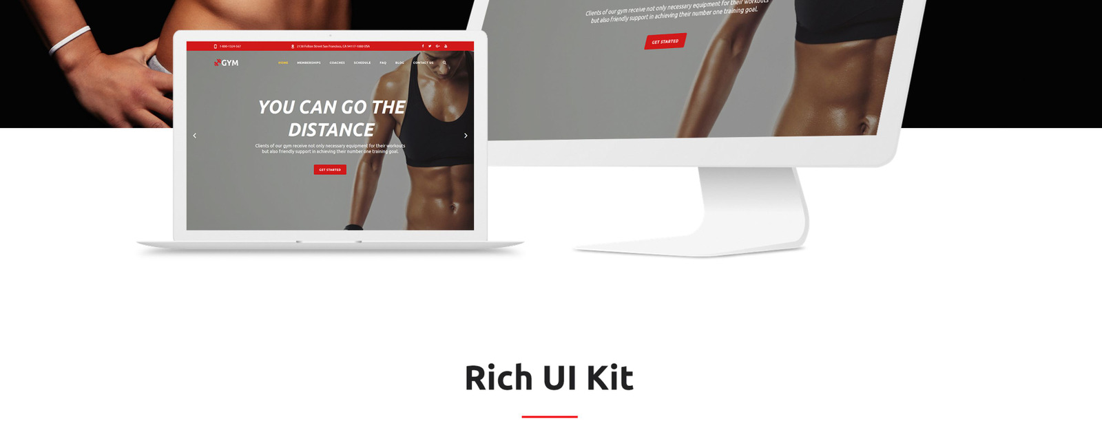 Gym - Fitness & Gym Responsive Website Template