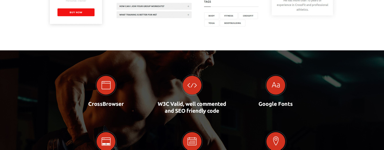 Gym - Fitness & Gym Responsive Website Template