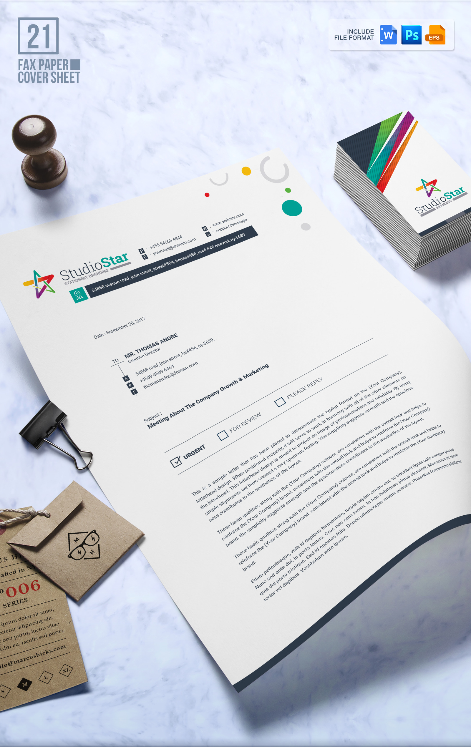 Stationery Mega Branding - - Corporate Identity Template