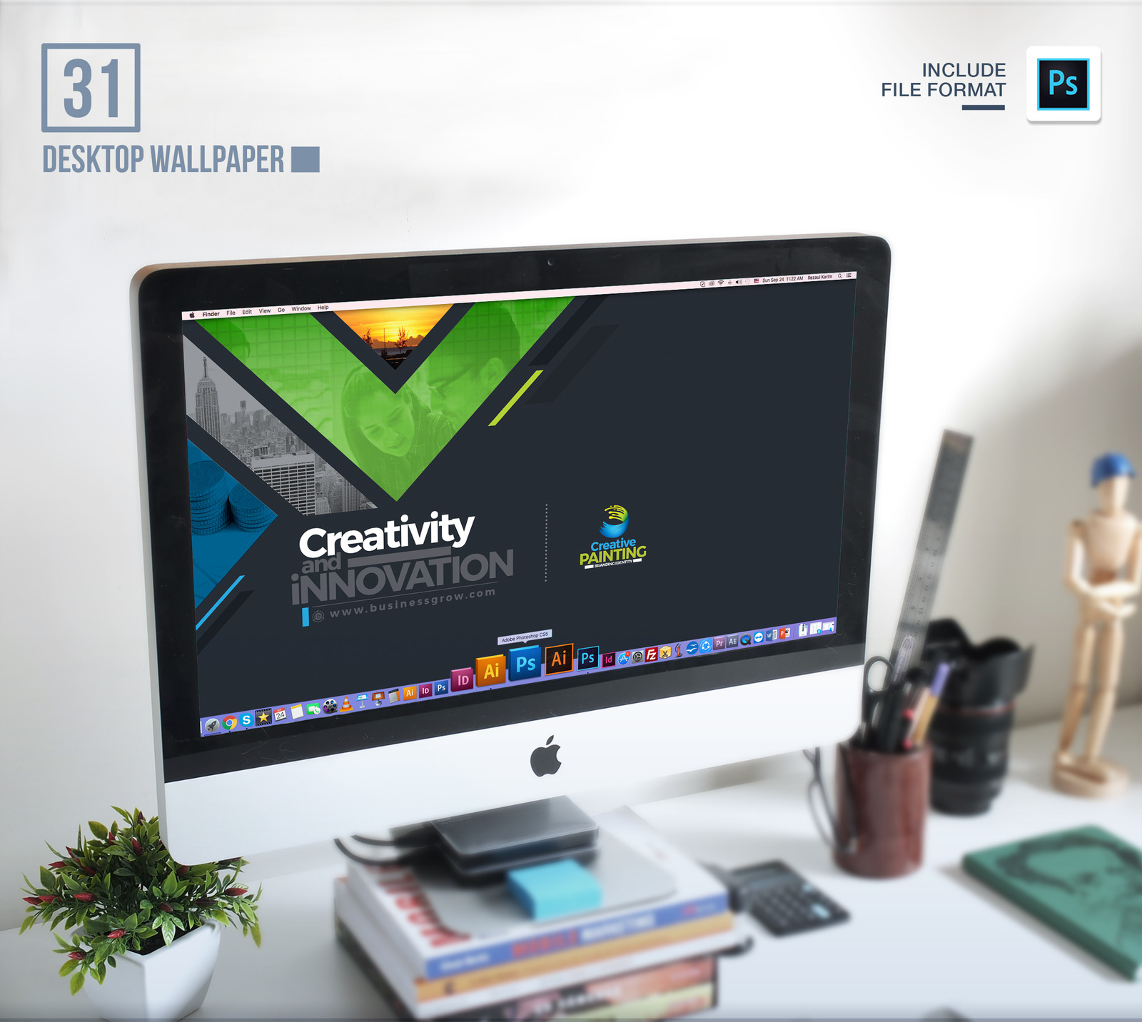 Business Mega Branding Stationery Identity Template