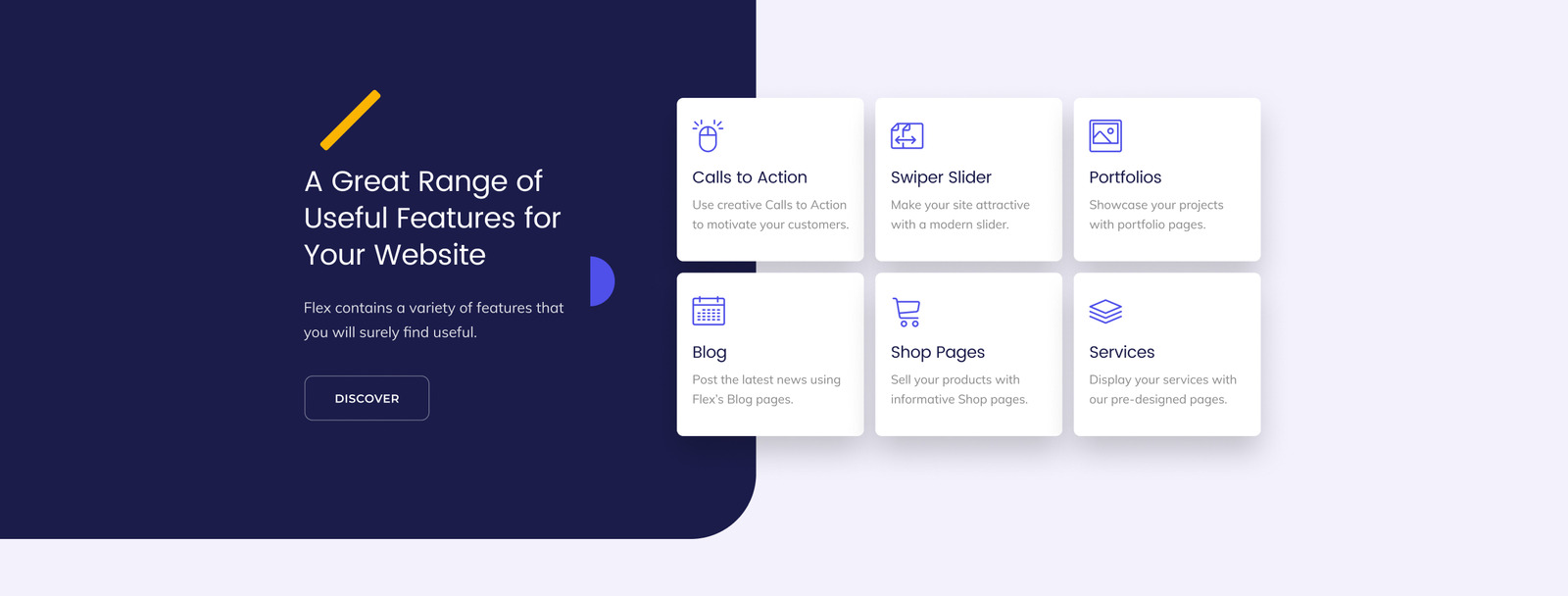Flex - Universal Multipurpose Creative HTML Website Template