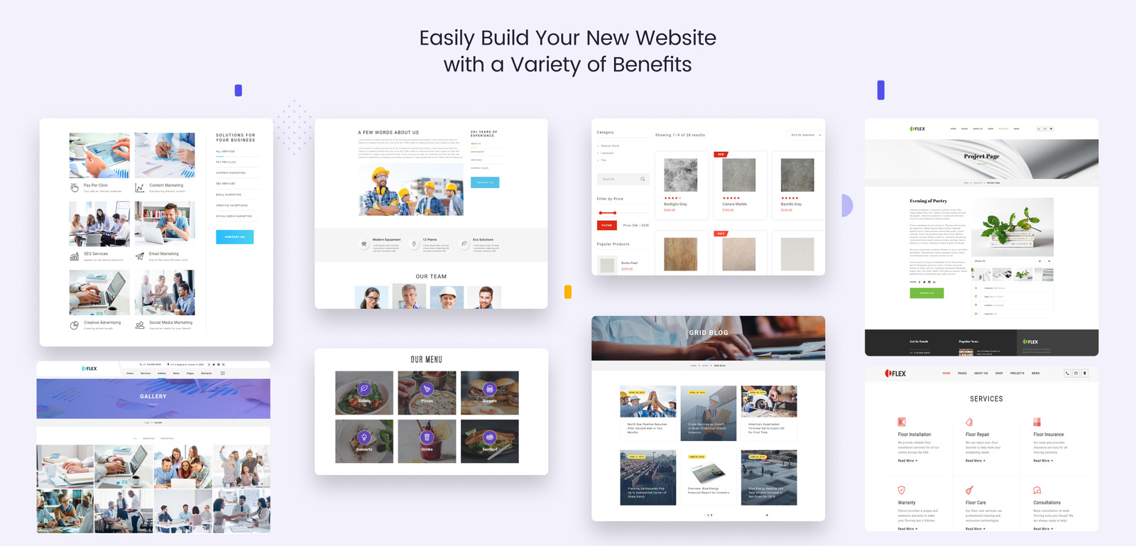Flex - Universal Multipurpose Creative HTML Website Template