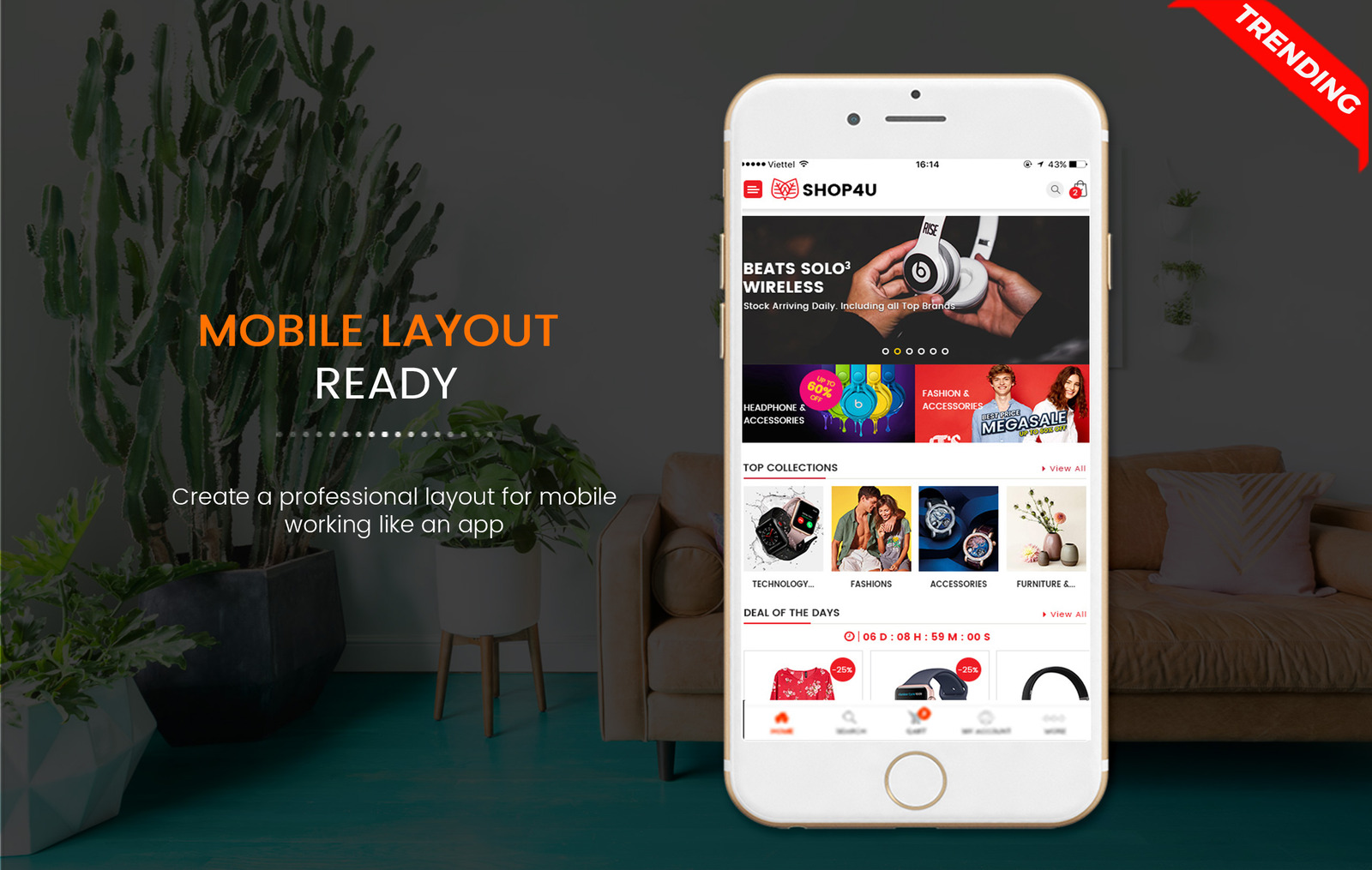 Shop4U - Modern MarketPlace WooCommerce WordPress Theme