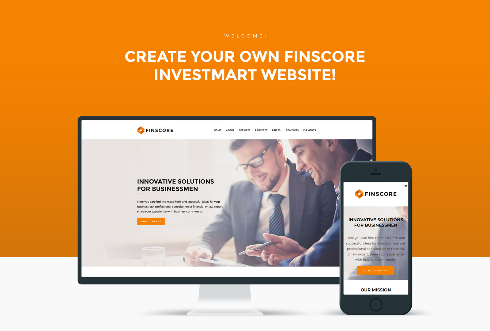 Finscore - Consulting Responsive WordPress Theme