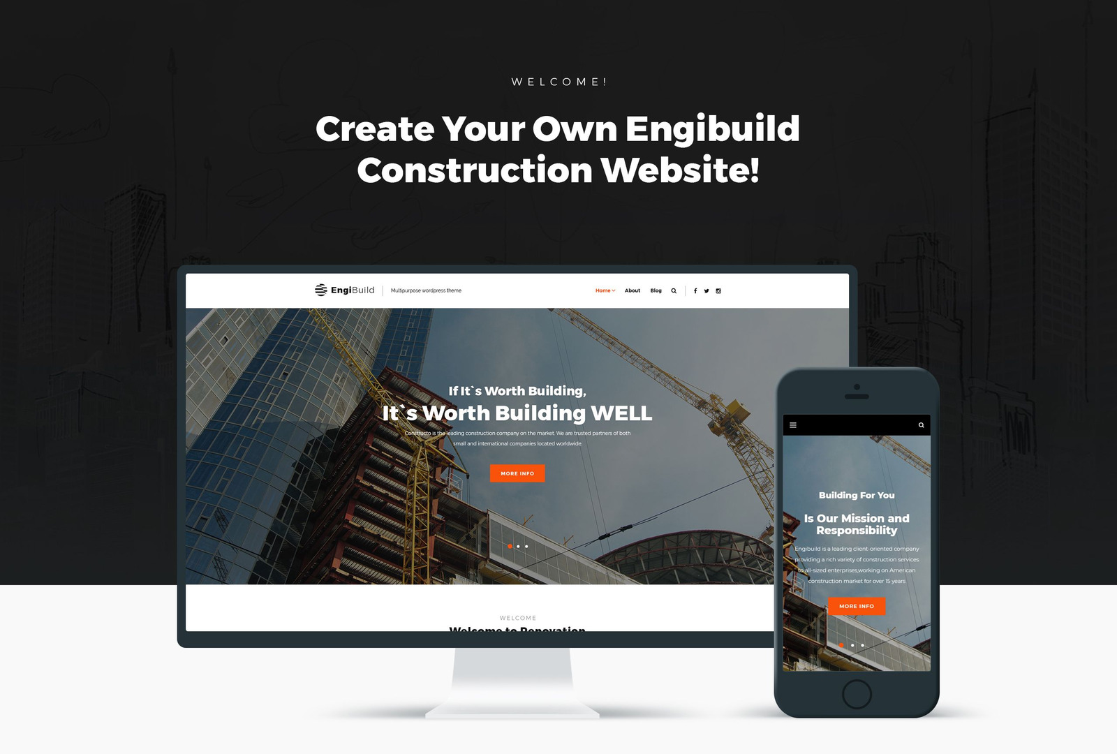 EngiBuild - Construction WordPress Theme - TemplateMonster
