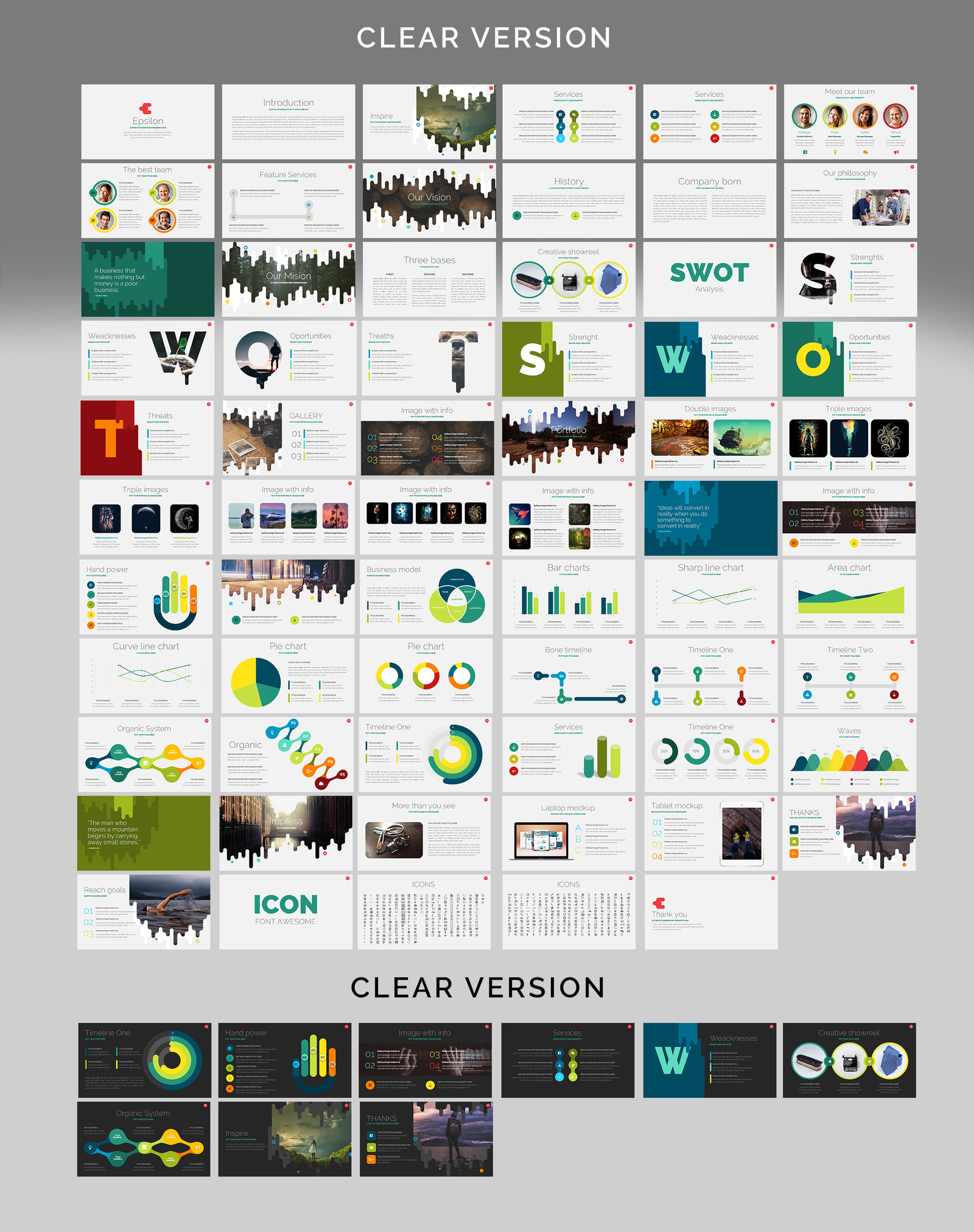 Epsilon Powerpoint Presentation PowerPoint template