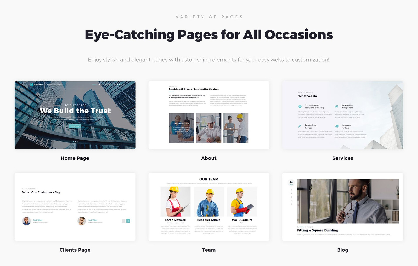 Architus - Construction WordPress Theme - TemplateMonster